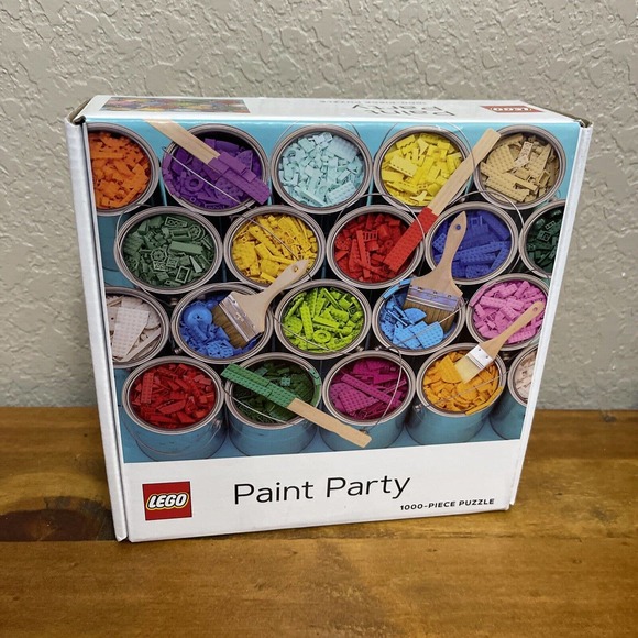 Chronicle Books | Toys | Lego Paint Party 00 Piece Jigsaw Puzzle | Poshmark